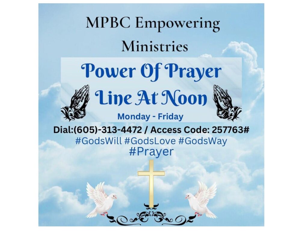 Noon Day Prayer – Mt. Pilgrim Baptist Church